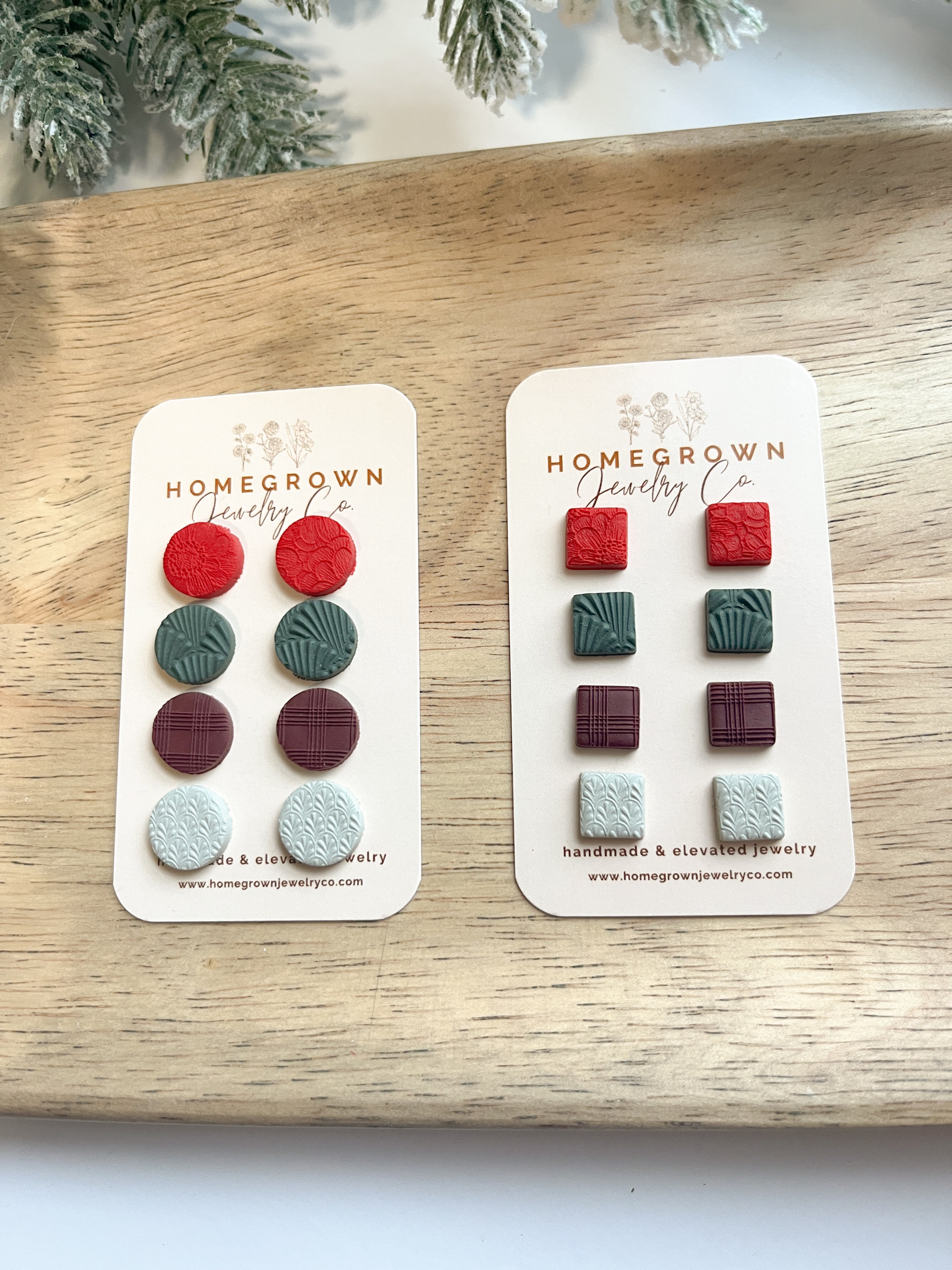 Holiday Stud Packs – Homegrown Jewelry Co.
